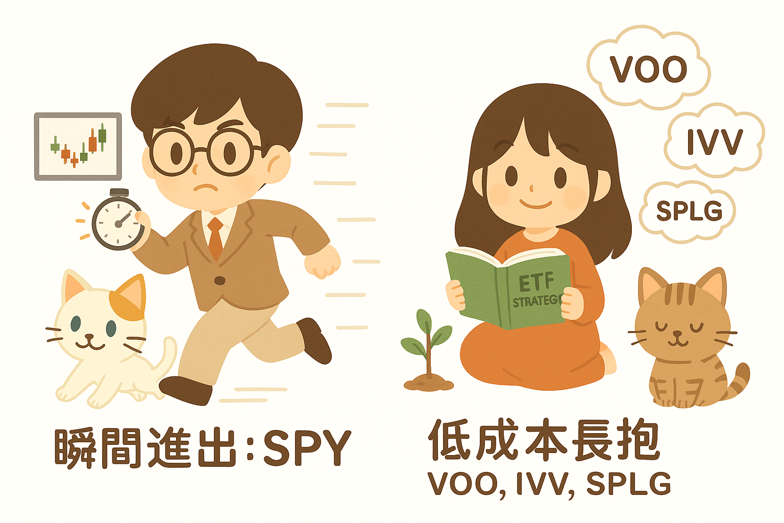 SPY、VOO、IVV、SPLG 四大 S&P 500 ETF 全方位比較 - ZeeMoney貓奴夫婦財自日誌